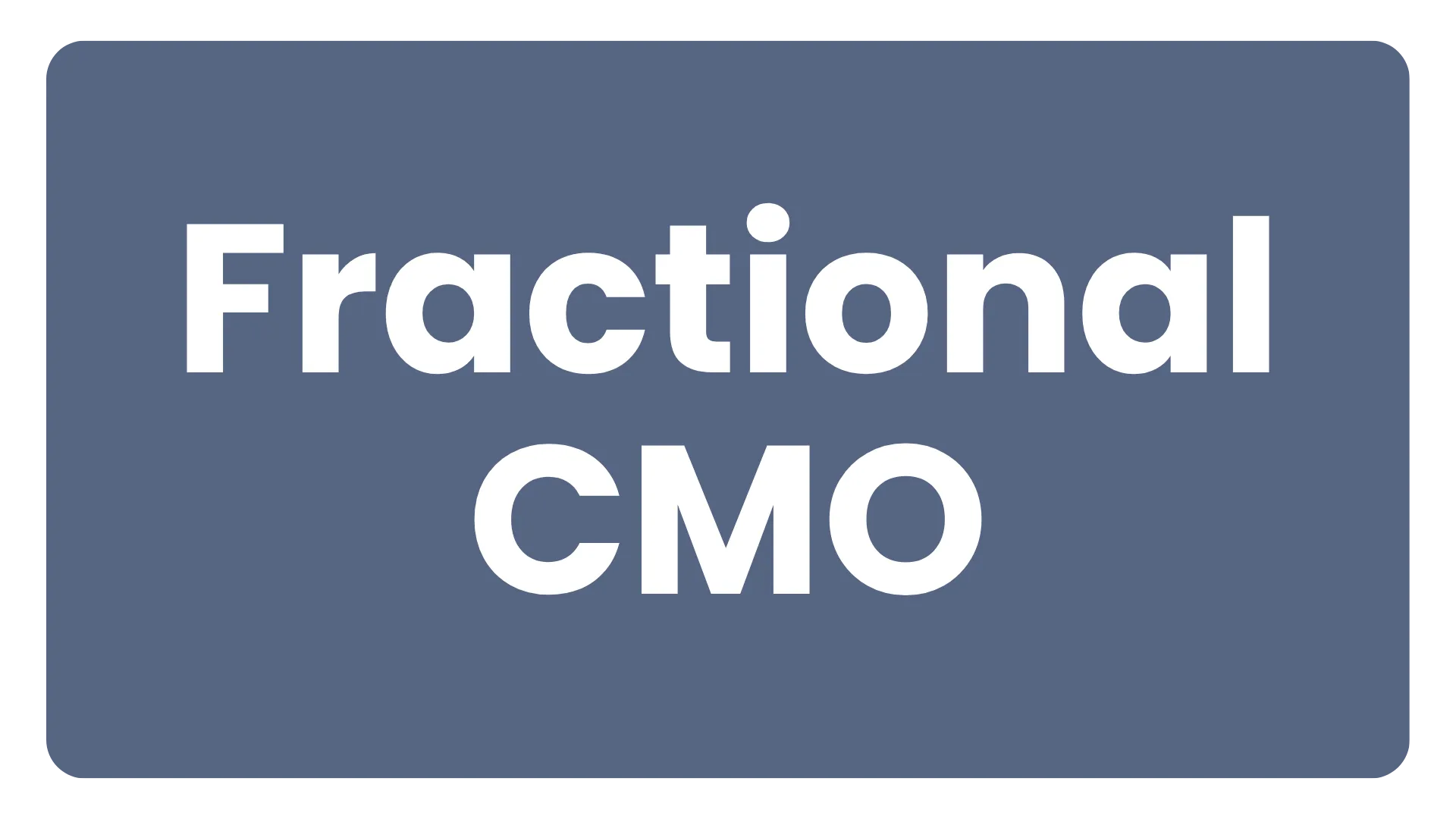 How Fractional CMOs Became the New Normal - The News Examiner