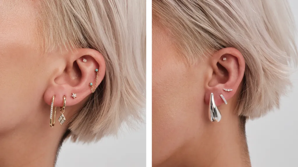 The Best Approaches To Layering Hoops And Studs For Subtle Impact - The ...
